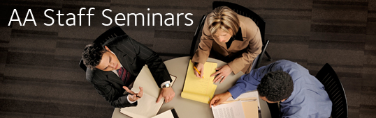 AA Staff Seminars May 2013 - Griffith News