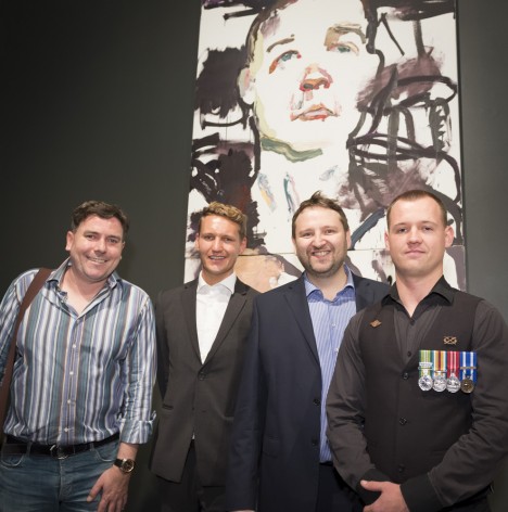 Ben Quilty: after Afghanistan - opening night - Griffith News