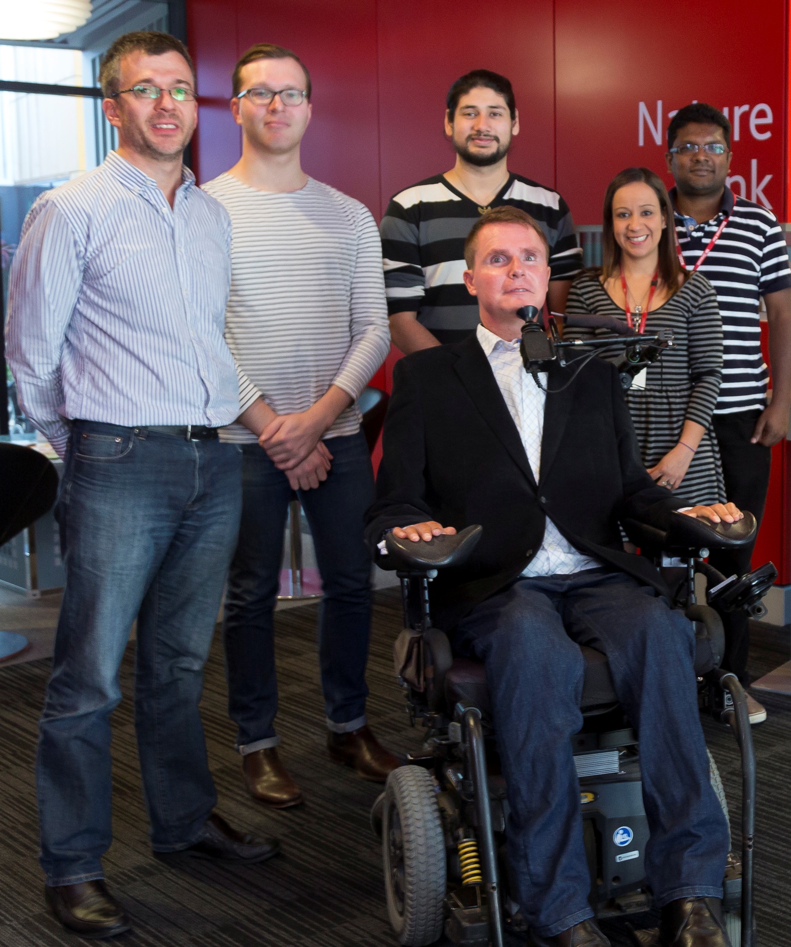 Perry Cross at Eskitis for spinal injury project - Griffith News