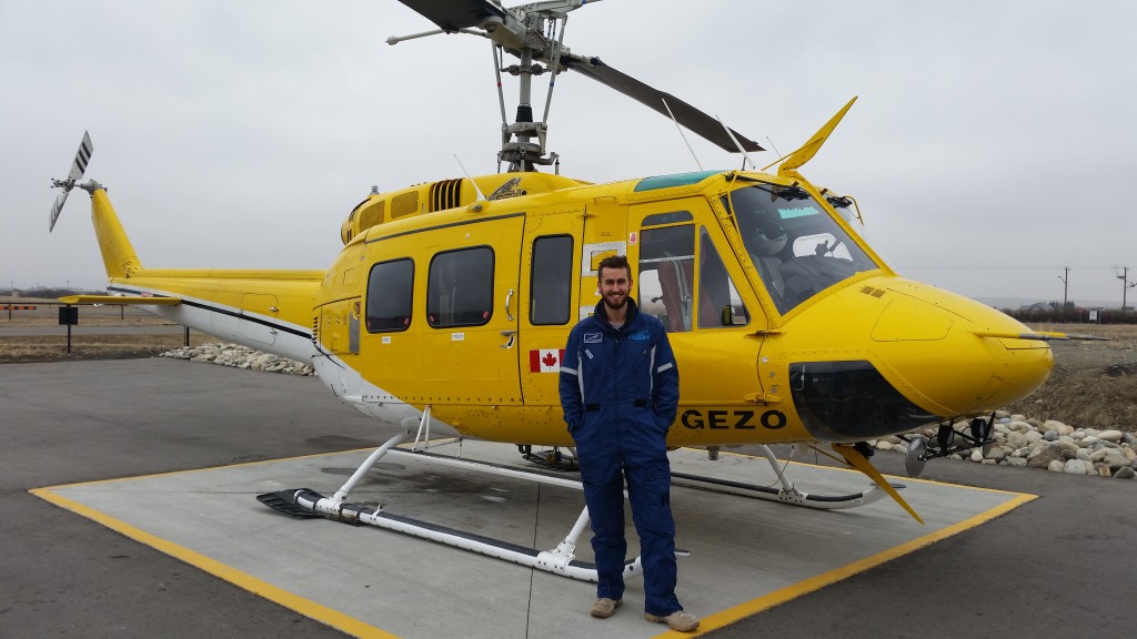 Graduate a fiery success as helicopter pilot - Griffith News