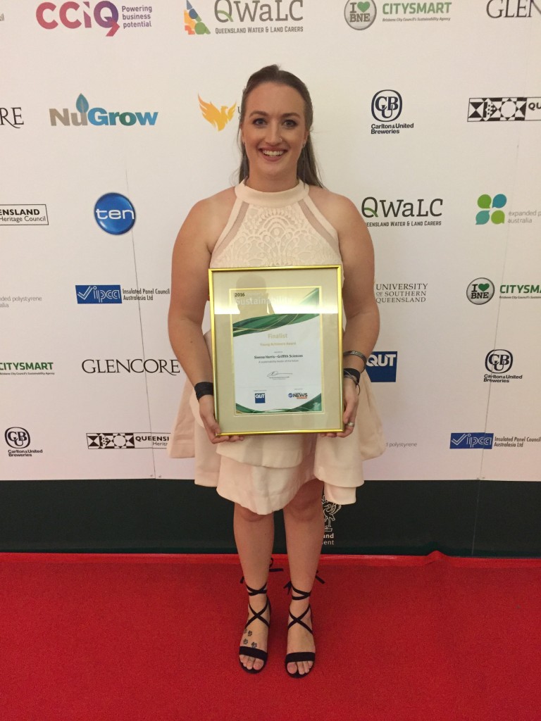 Sustainability shining star Sienna Harris up for Premier’s award ...