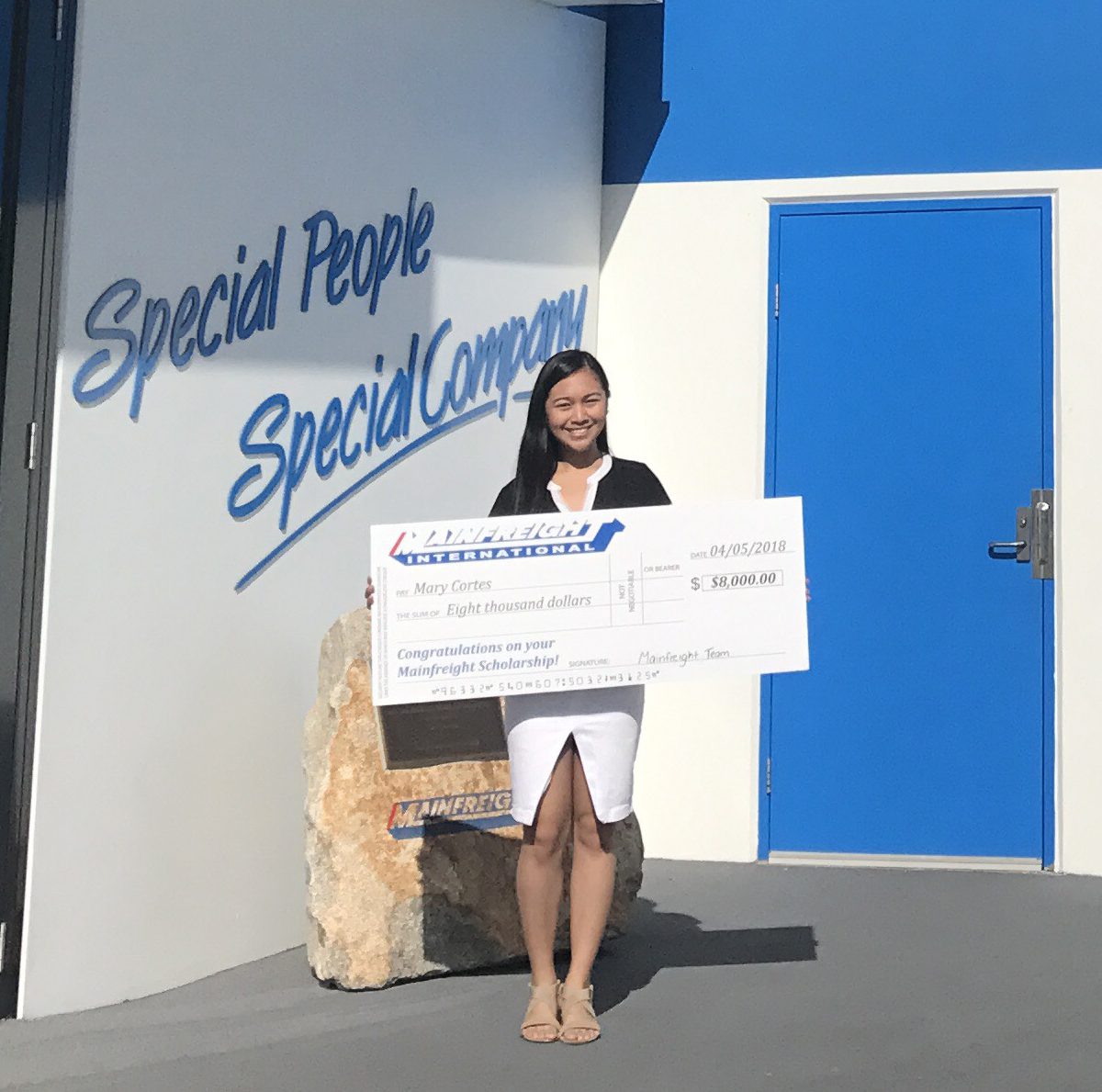 Mainfreight Scholarship a perfect fit for winner Mary Cortes – Griffith ...