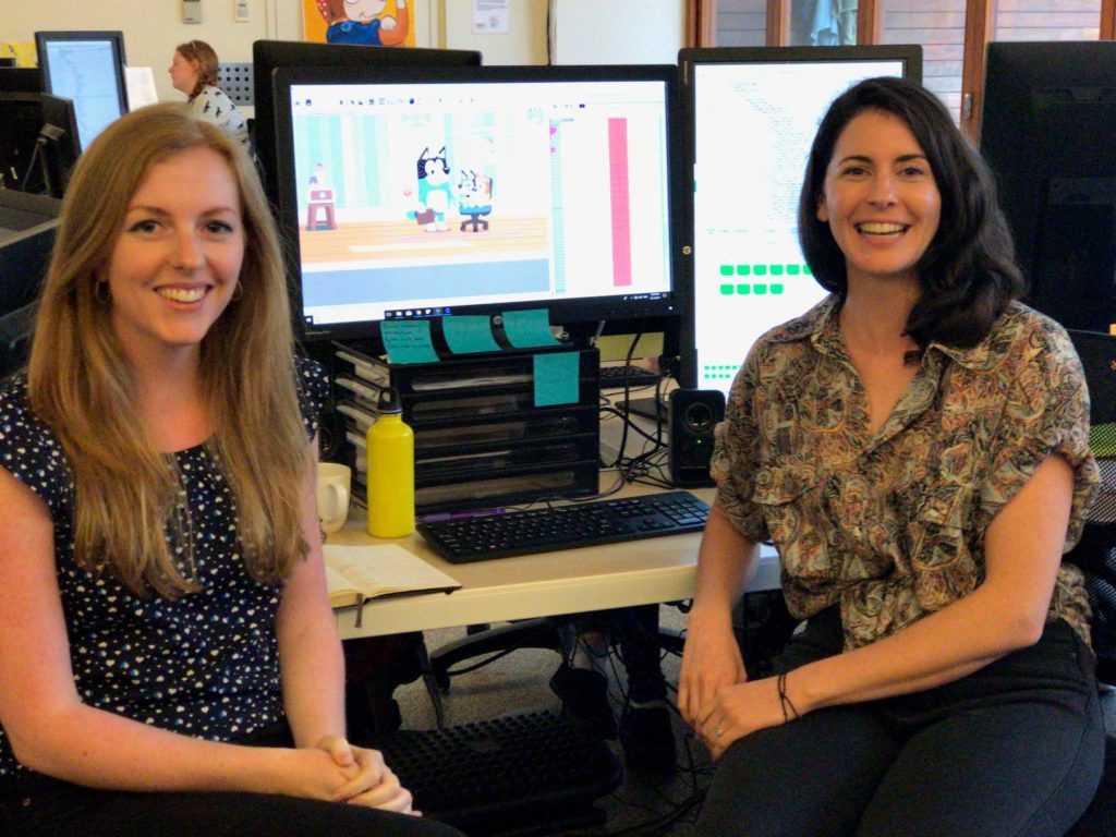 Griffith animation students go behind the scenes on Bluey - Griffith News
