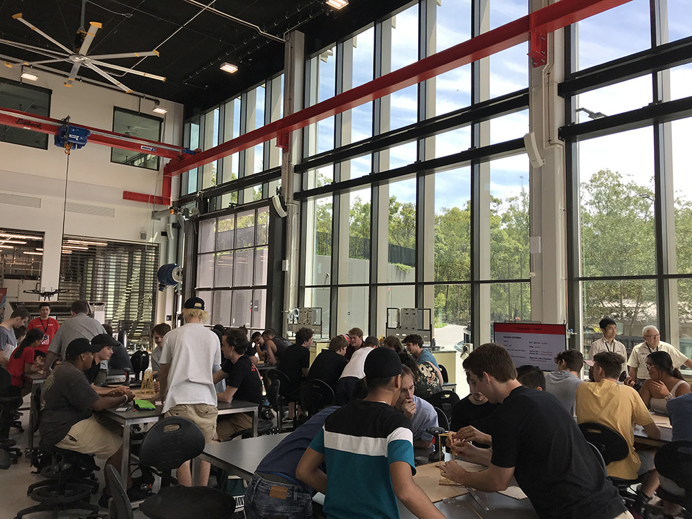 Engineering students make the most of their new home at Nathan ...