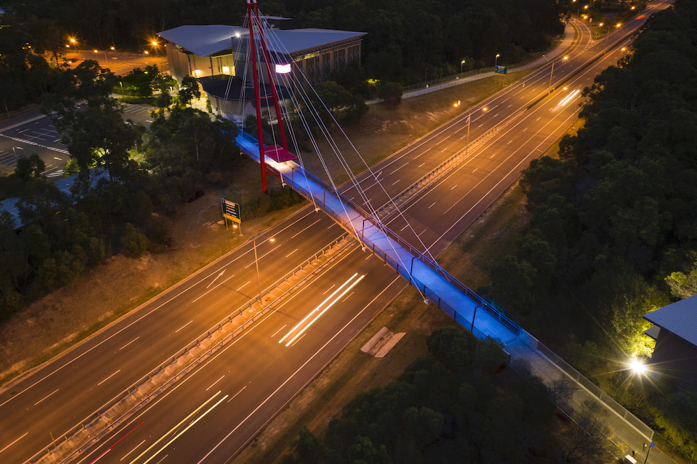 Griffith Bridge and Ian O’Connor Building light up for ME/CFS Awareness ...