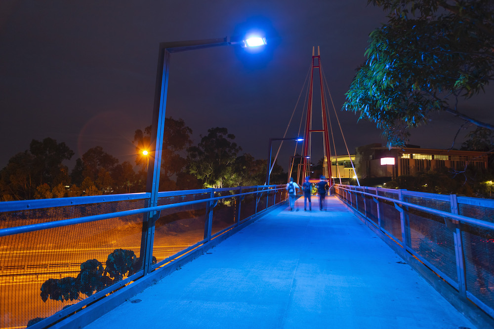 Griffith Bridge and Ian O’Connor Building light up for ME/CFS Awareness ...