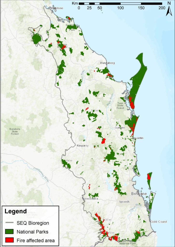 Study of bushfire impacts finds quarter of a million hectares burnt ...