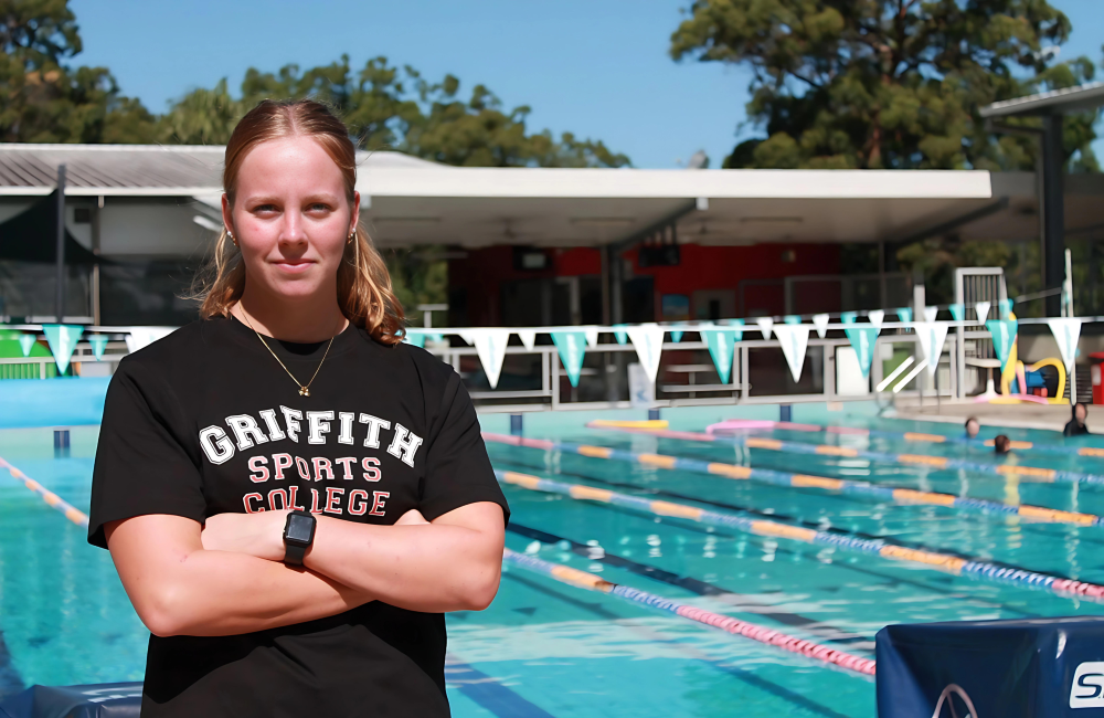 Five Griffith students awarded scholarships with Nation’s peak swimming ...